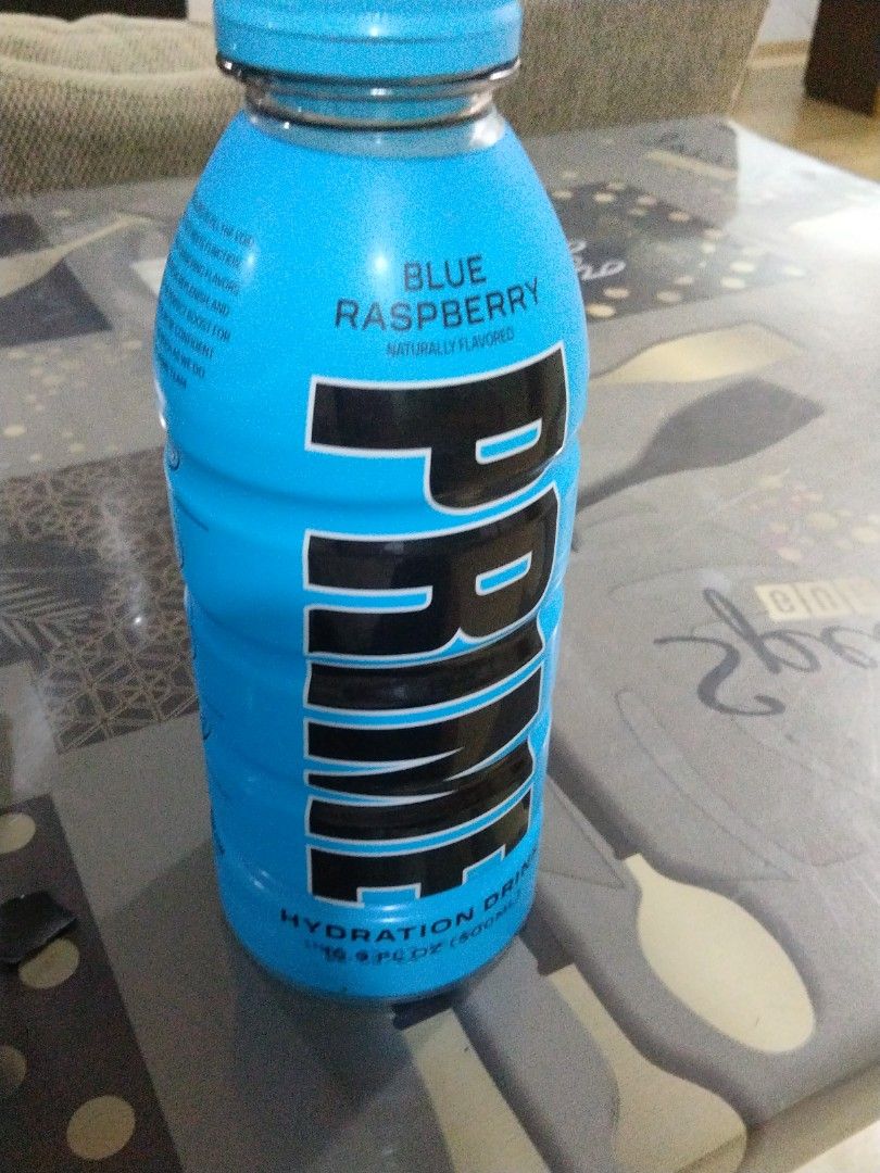 Prime blue raspberry, Food & Drinks, Beverages on Carousell