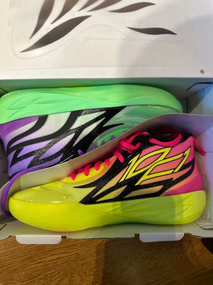 Puma MB 2 rick and morty lamelo, 男裝, 鞋, 波鞋 - Carousell