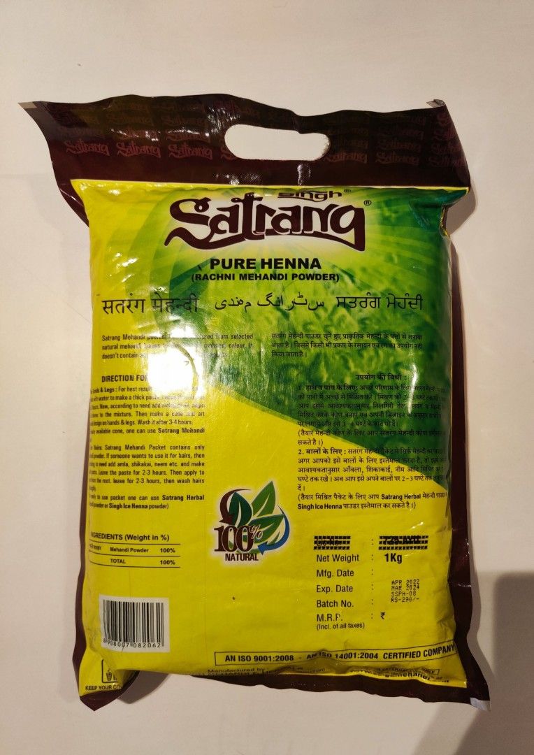 Pure Henna (Satrang), Beauty & Personal Care, Hair on Carousell