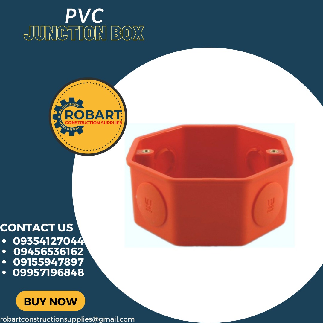 PVC JUNCTION BOX, Commercial & Industrial, Construction Tools ...