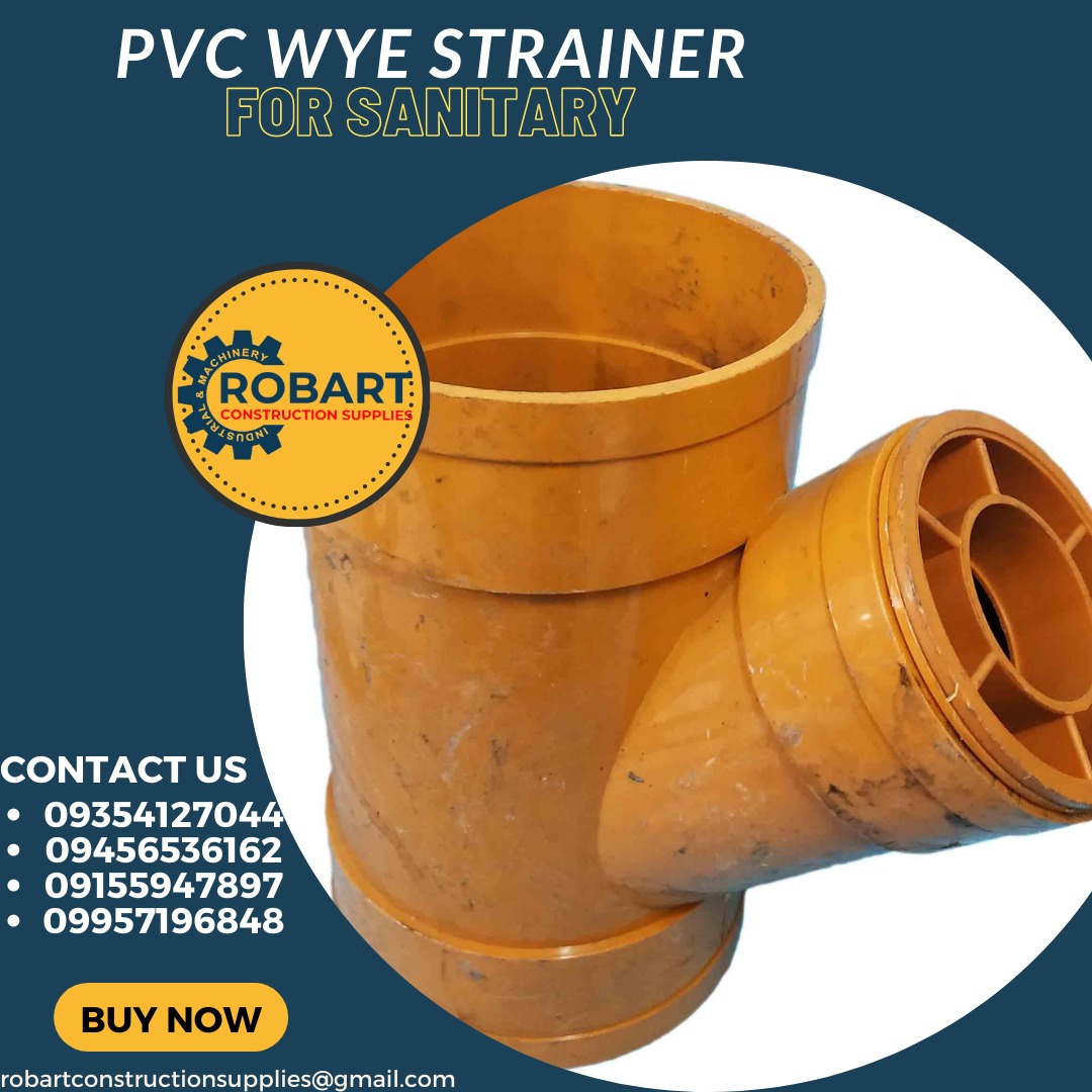 PVC WYE STRAINER FOR SANITARY, Commercial & Industrial, Construction ...