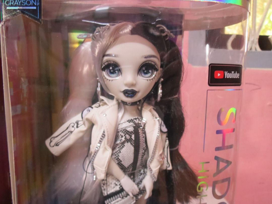 Rainbow High Shadow Series 1 Heather Grayson- Grayscale Fashion Doll ...