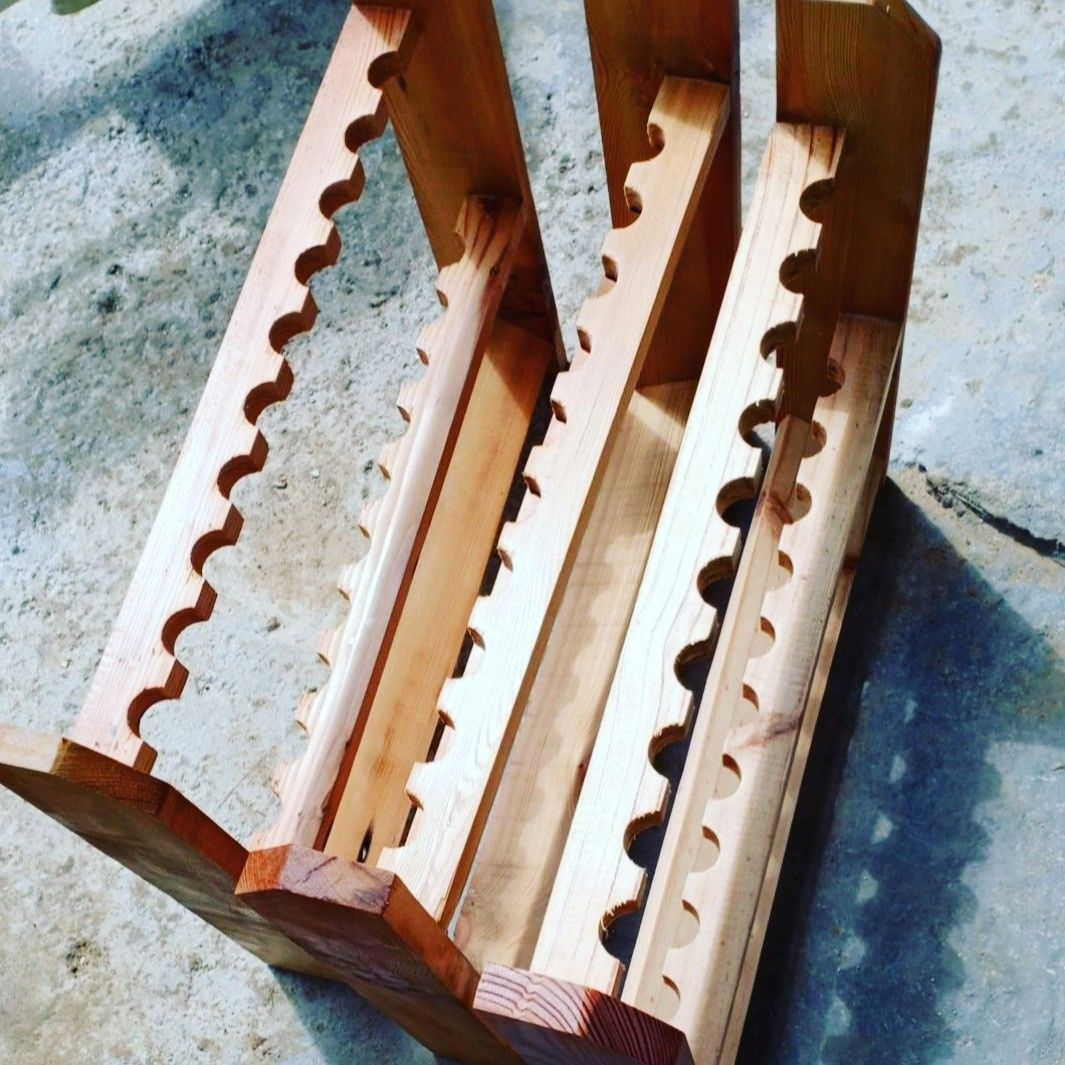 Rak pancing joran kayu premium, Desain & Kerajinan Tangan, Barang ...