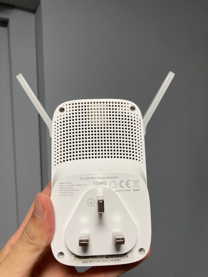 RE350 AC1200 Wi-Fi Range Extender Wifi Booster, Computers & Tech, Parts ...