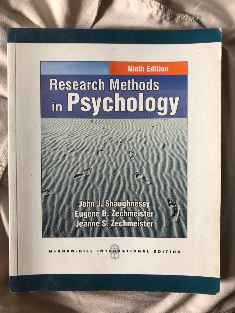 Research Methods in Psychology (Shaughnessy and Zechmeister), Hobbies ...