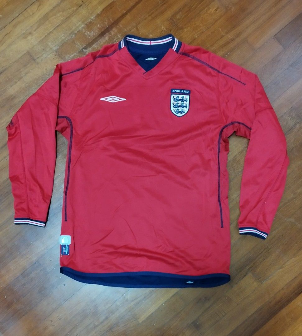 RETRO JERSEY ENGLAND - 2002 WORLD CUP (away) Reversible jersey (2-in-1 ...