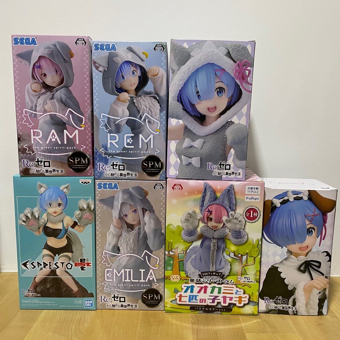 Re:Zero Figures (Direct from Japan), Hobbies & Toys, Memorabilia ...