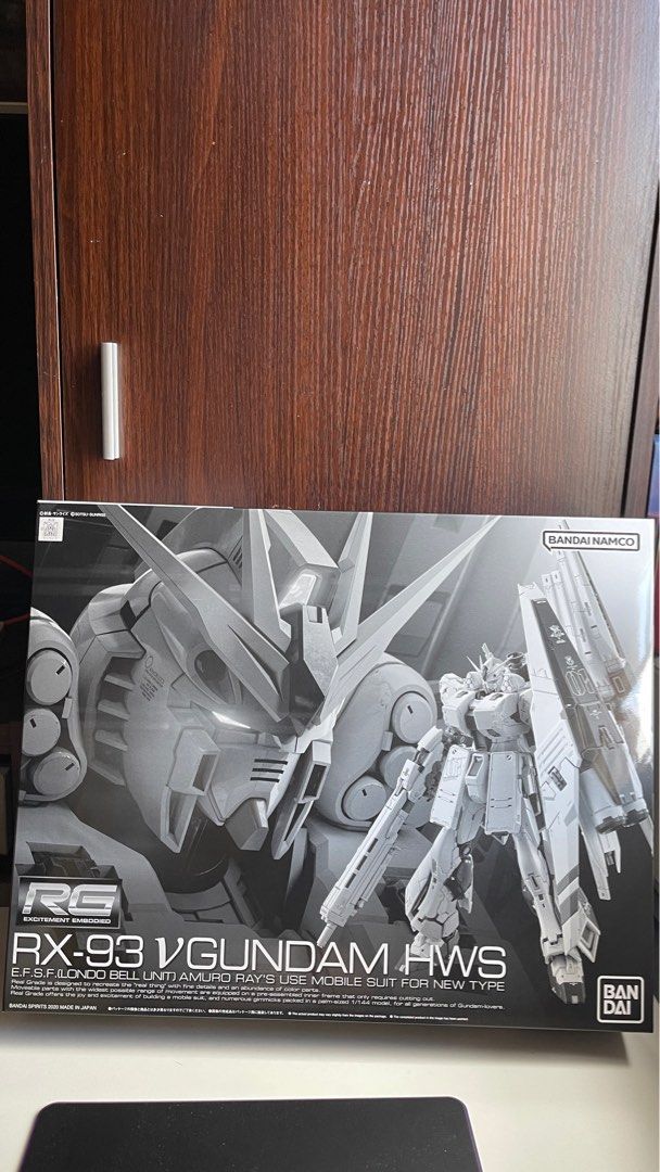 Rg RX-93 nu gundam hws, 興趣及遊戲, 玩具 & 遊戲類 - Carousell