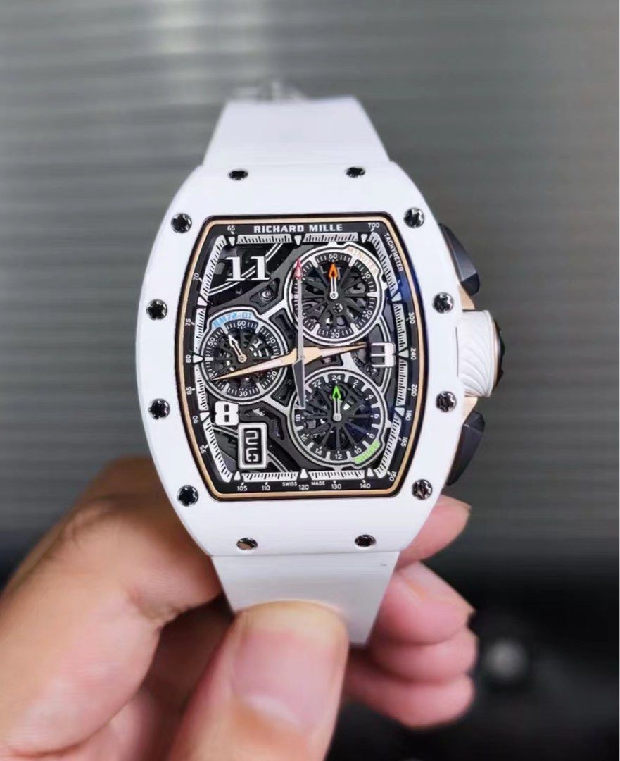 Richard Mille RM 72-01 Ceramic White, Luxury, Watches on Carousell