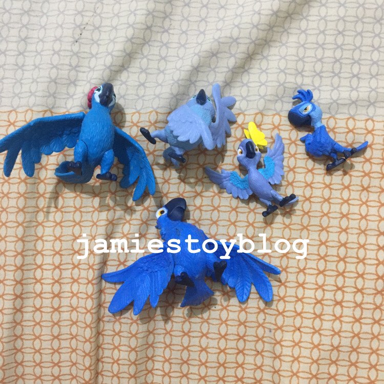 Rio 2 blue macaw birds toy figures bundle - TAKE ALL set, Hobbies ...