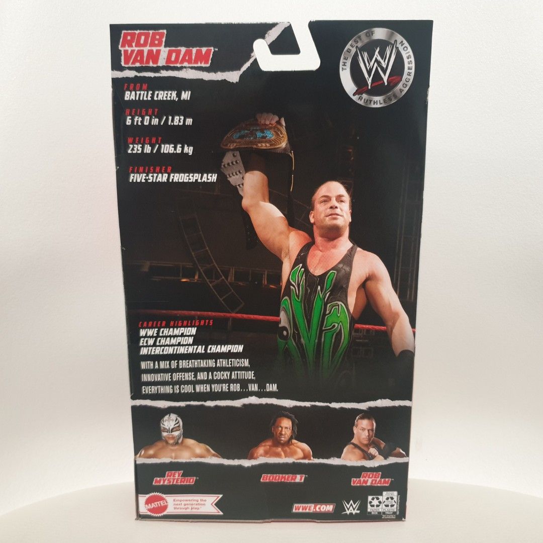 ROB VAN DAM WWE Ruthless Aggression Elite Collection, Hobbies & Toys ...