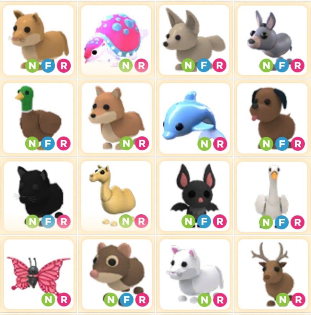 Roblox Adopt Me! Neon Pet Sale, Video Gaming, Gaming Accessories, In ...