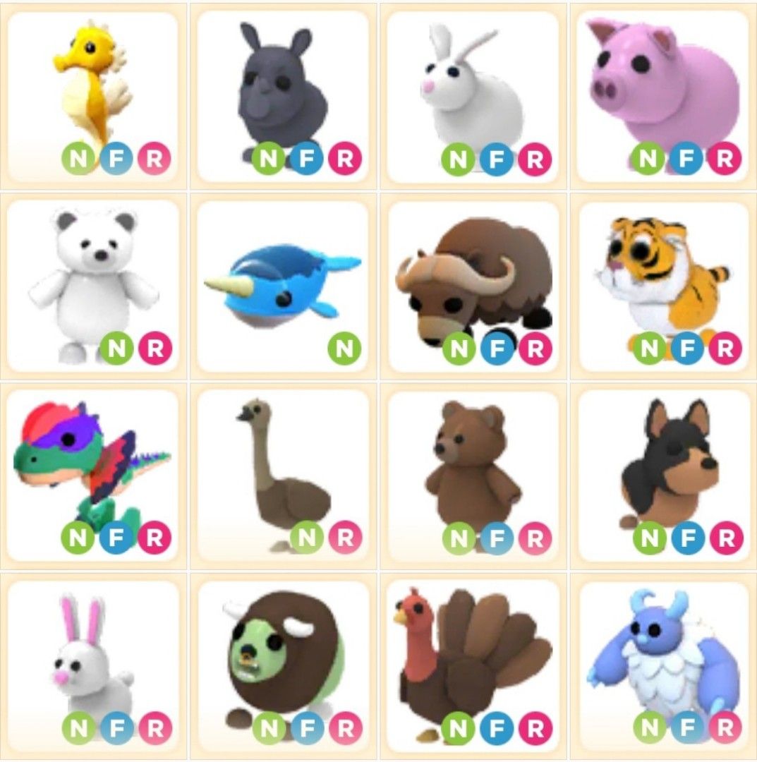 Roblox Adopt Me! Neon Pet Sale, Video Gaming, Gaming Accessories, In ...