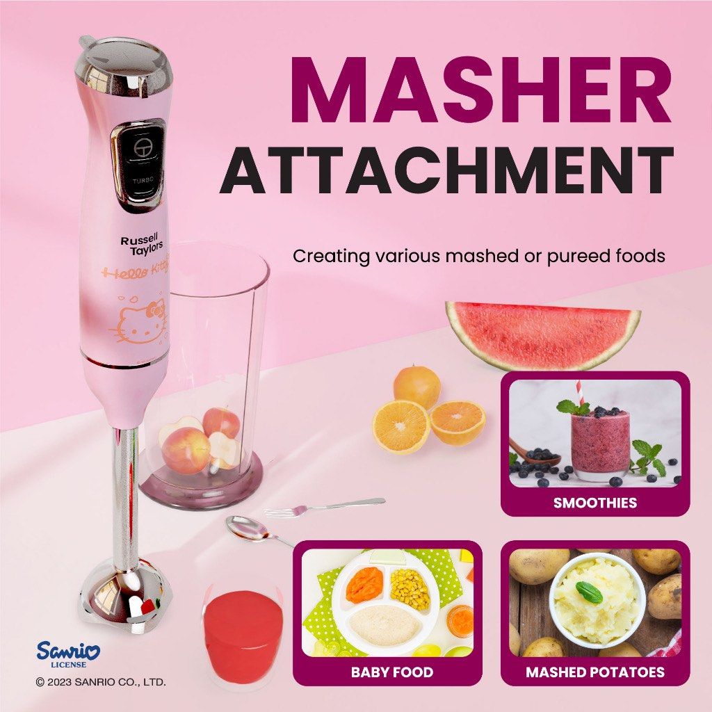 Russell Taylor Hand Blender Hello kitty Hand Blender Food Processor, TV ...
