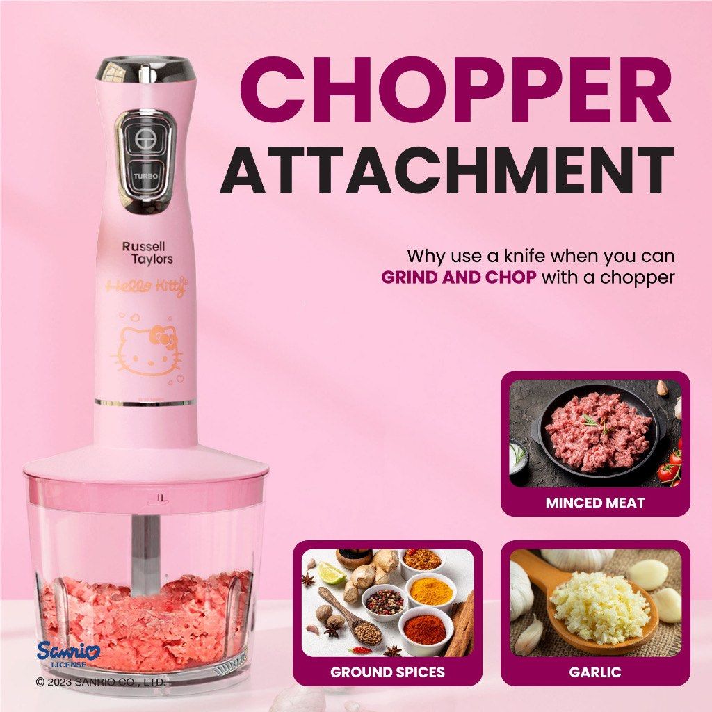Russell Taylor Hand Blender Hello kitty Hand Blender Food Processor, TV ...