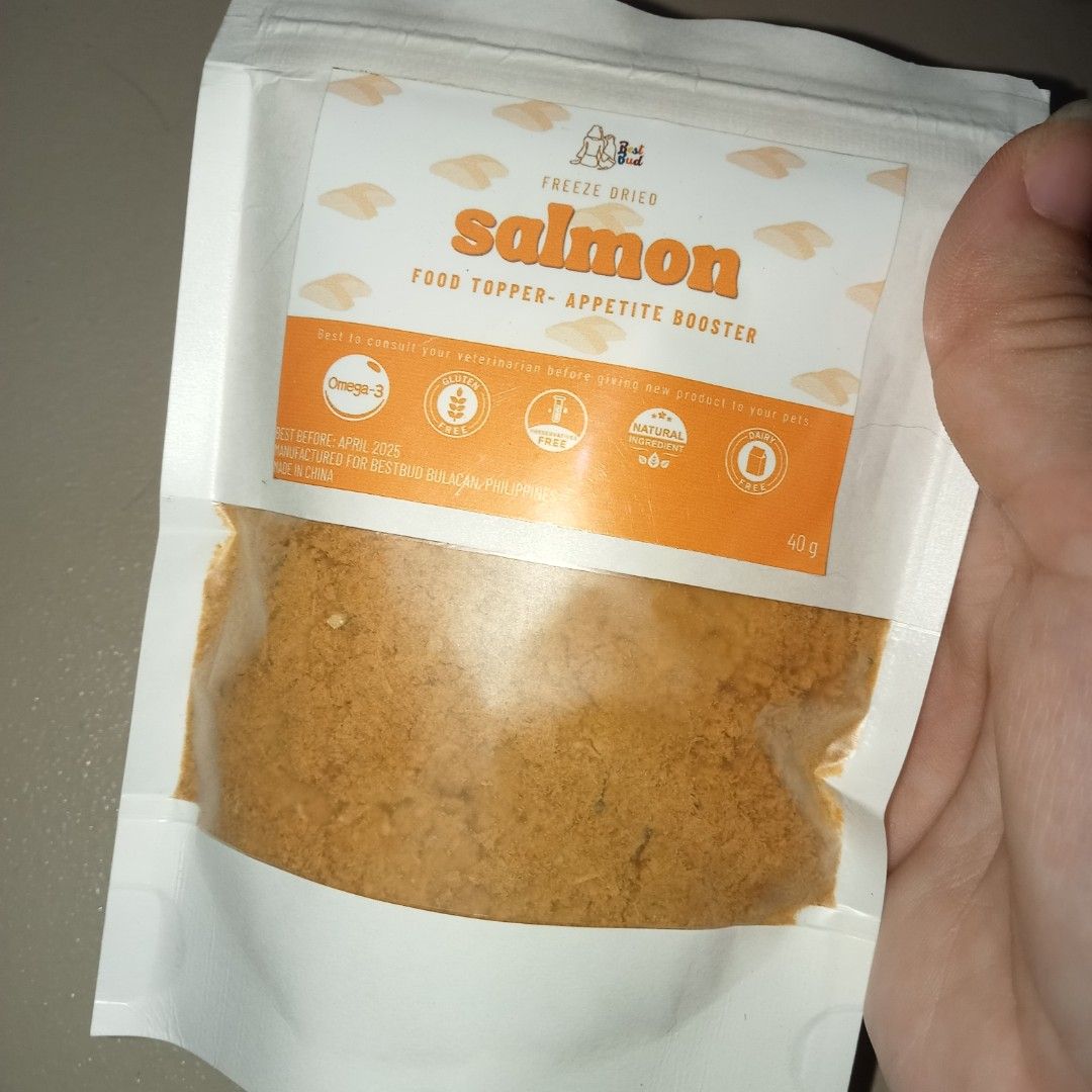 Salmon food topper on Carousell
