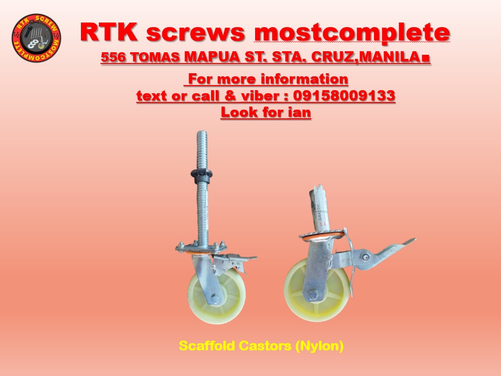 Scaffold Castors (Nylon) 6