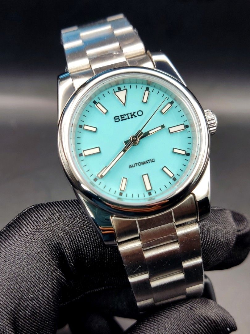 Seiko mod tiffany blue, Men's Fashion, Watches & Accessories, Watches ...