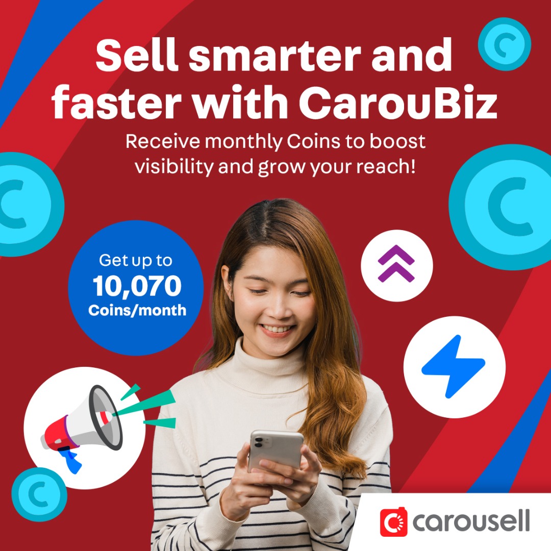 Sell Smarter & Faster with CarouBiz, Announcements on Carousell