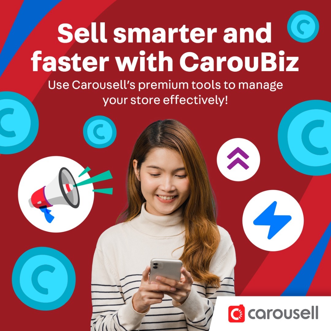 Sell Smarter & Faster with CarouBiz, Announcements on Carousell