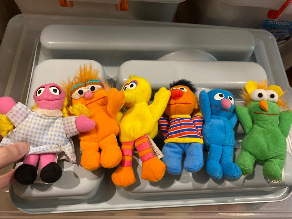 Sesame Street mini dolls, Hobbies & Toys, Toys & Games on Carousell