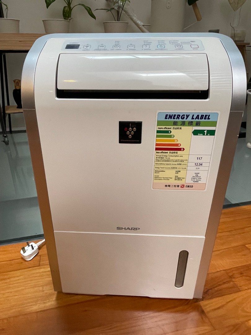 Sharp 20L HD Plasmacluster Antibacterial Dehumidifier DW-D20A, TV & Home Appliances, Air ...