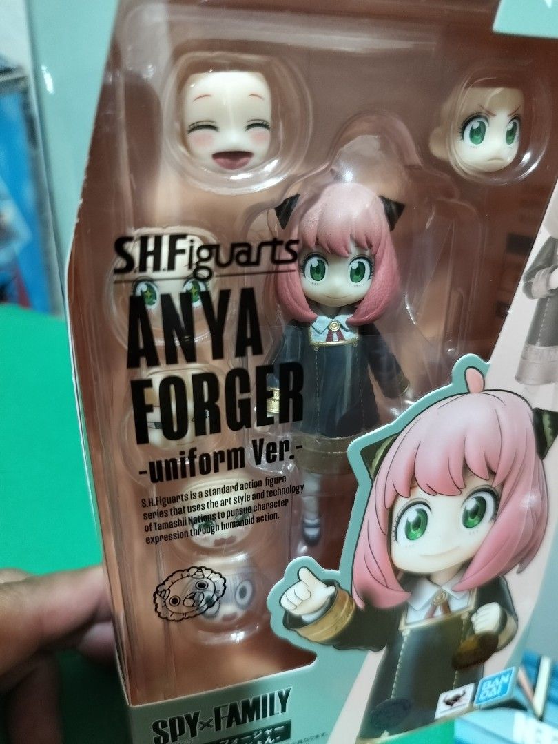 S.H.Figuarts Spy X Family Anya Forger Uniform Version, Hobbies & Toys, Toys & Games on Carousell