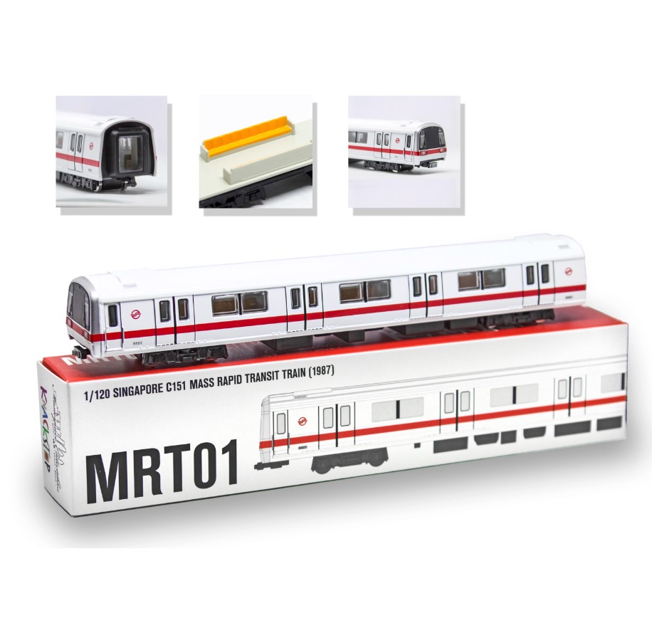 Singapore C151 Mass Rapid Transit (MRT) Train Model (1987) (1:120) on ...
