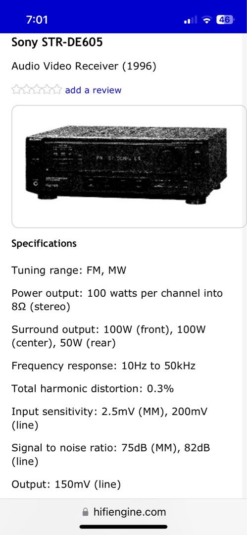 Sony AVR, Audio, Soundbars, Speakers & Amplifiers on Carousell