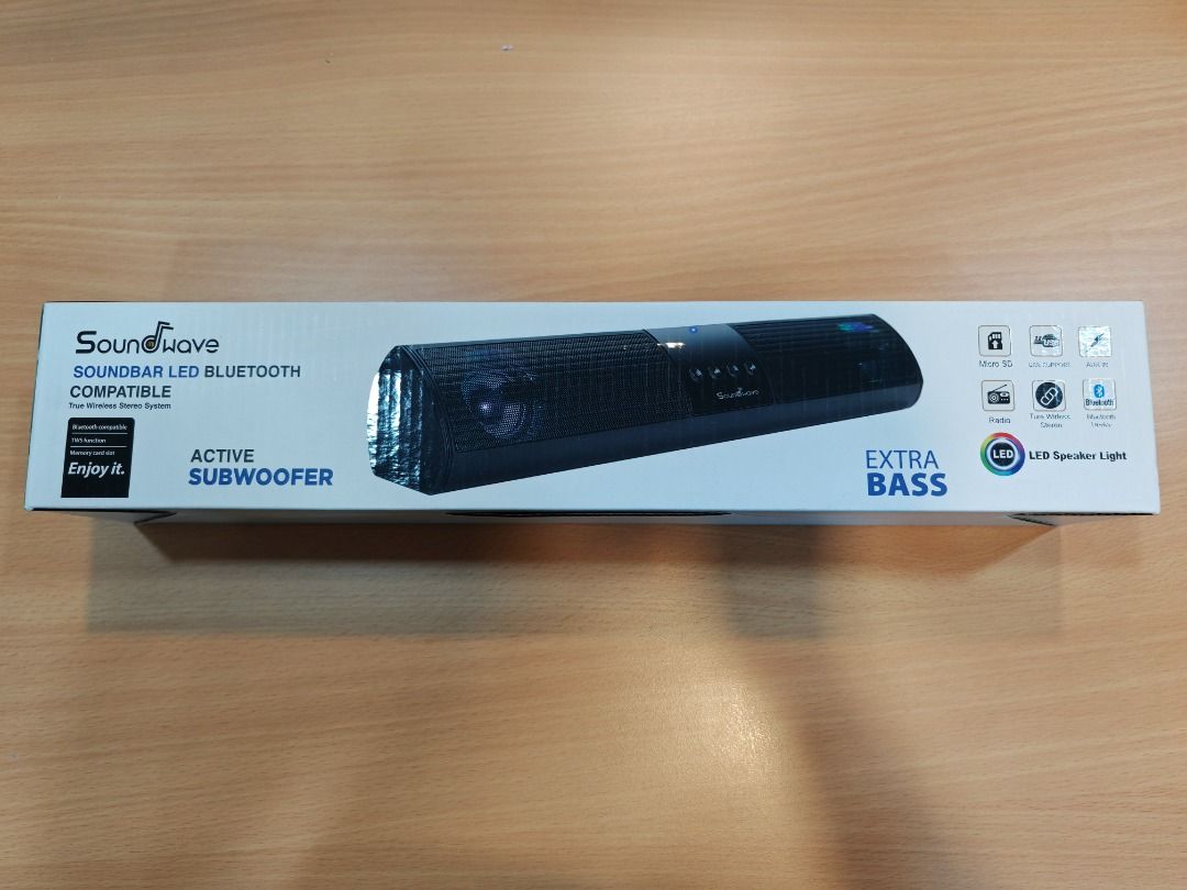 Soundwave Wireless LED Soundbar, Audio, Soundbars, Speakers ...