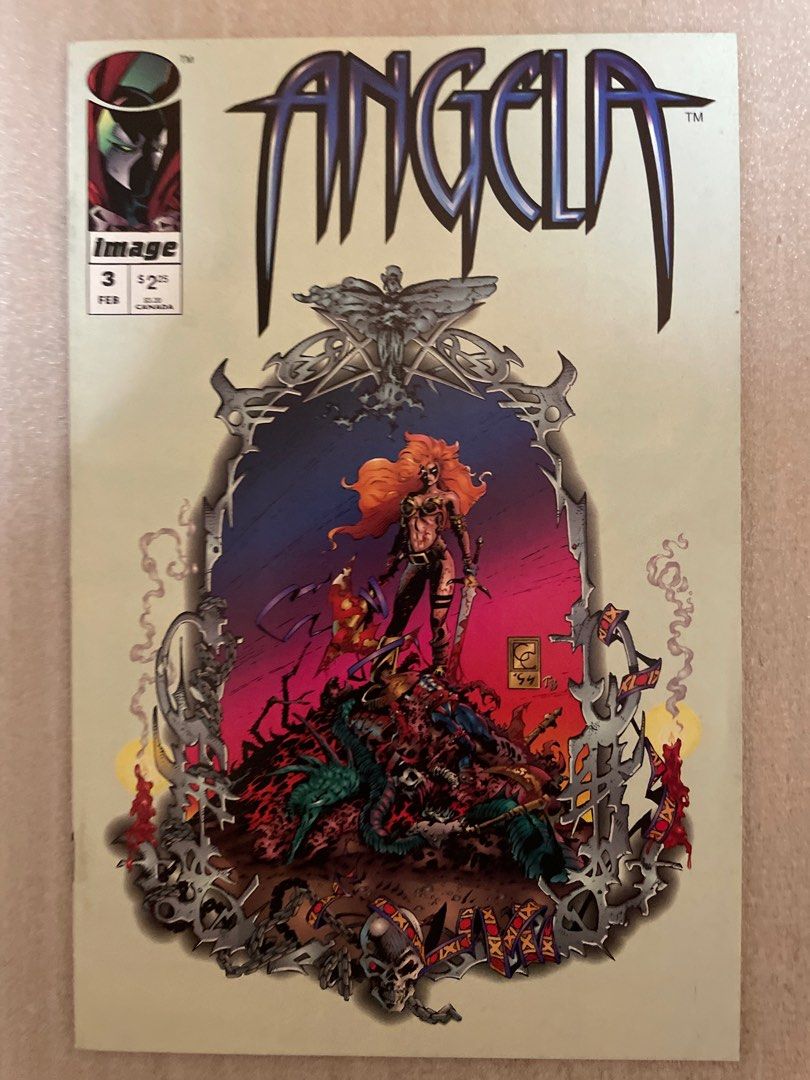 Spawn #9 1st appearance of Angela ; Angela #1 to #3 Solo series ...