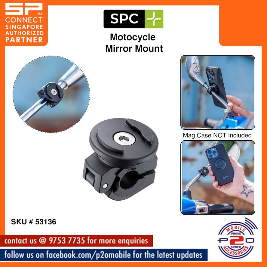 SPC+ (SP Connect+) Mirror Mount, SKU # 53136, Motorcycles, Motorcycle ...