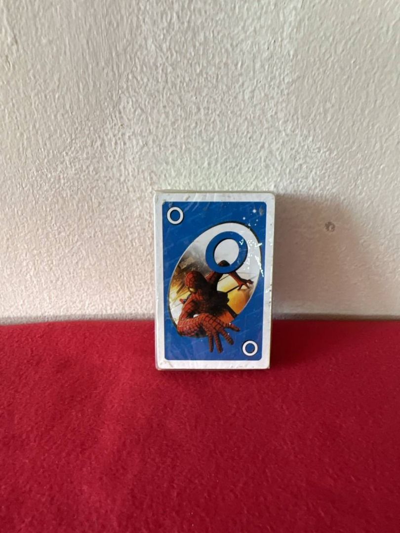 Spider-Man UNO card, Hobbies & Toys, Toys & Games on Carousell