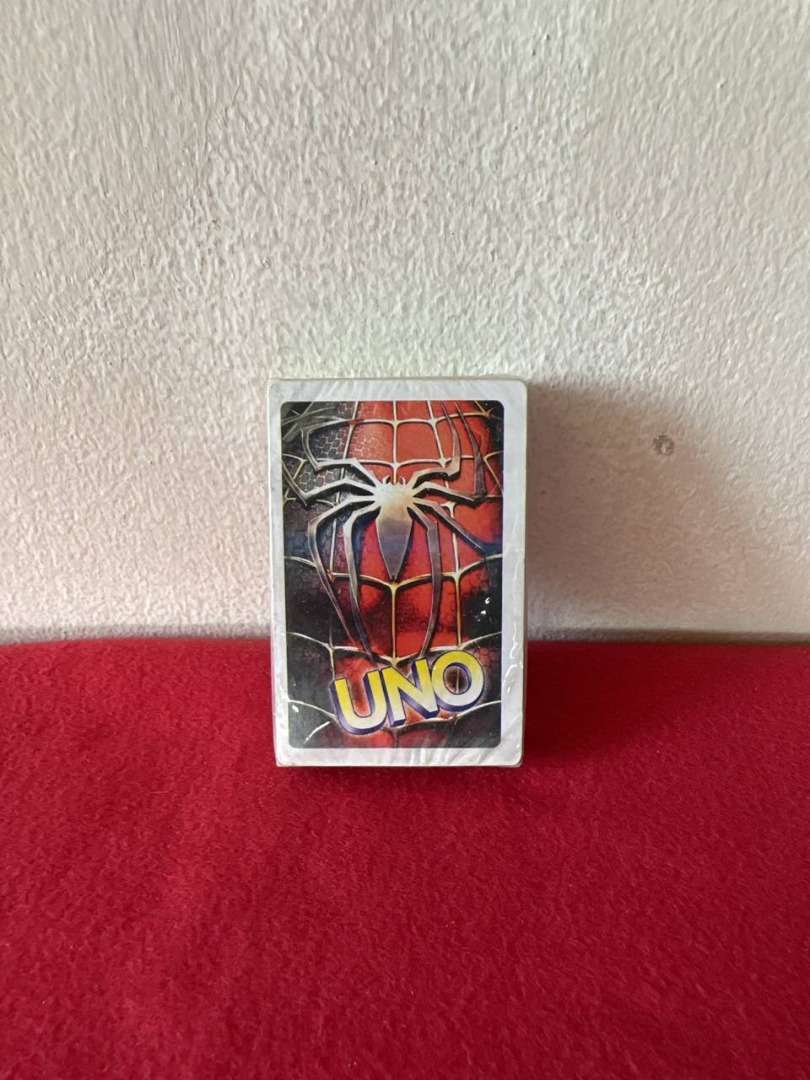 Spider-Man UNO card, Hobbies & Toys, Toys & Games on Carousell