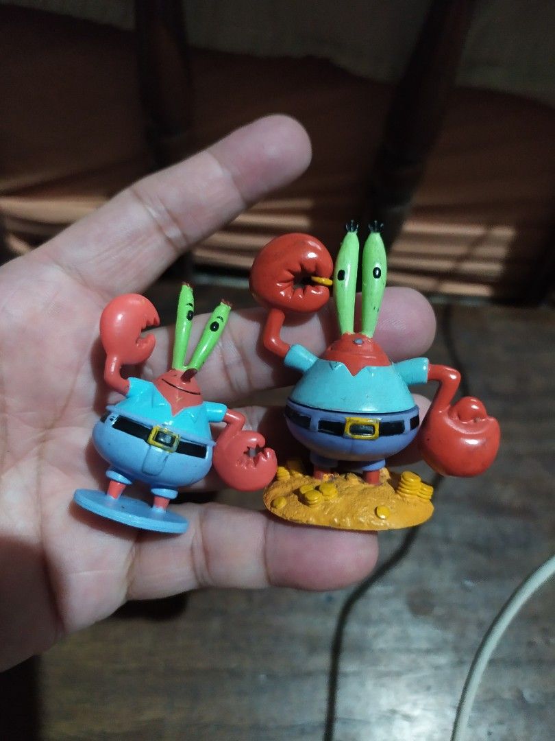 SpongeBob SquarePants mr crab figure, Hobbies & Toys, Toys & Games on ...