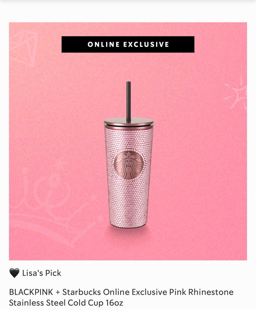 [HTB] Starbucks x Blackpink Lisa Pick Tumbler, Hobbies & Toys ...