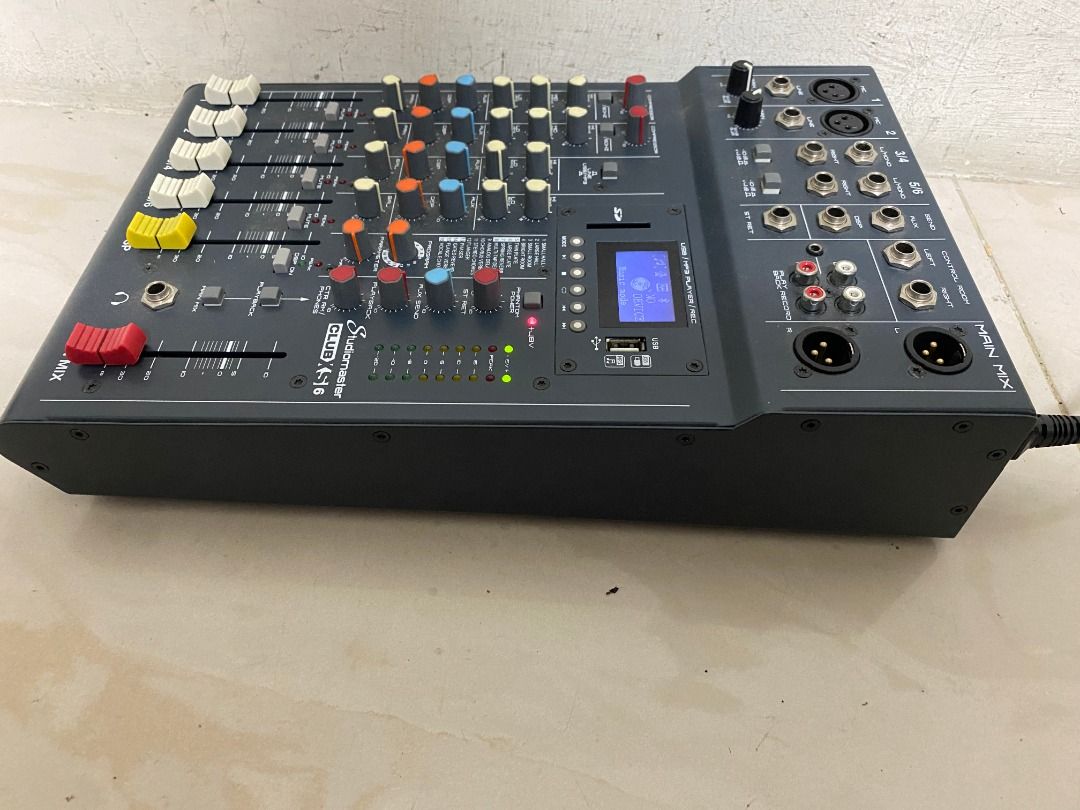 STUDIOMASTER CLUB XS6 混音器 MIXER 數位迴音 USB 音效處理器, 耳機及錄音音訊設備, 音樂播放裝置 MP3及 ...