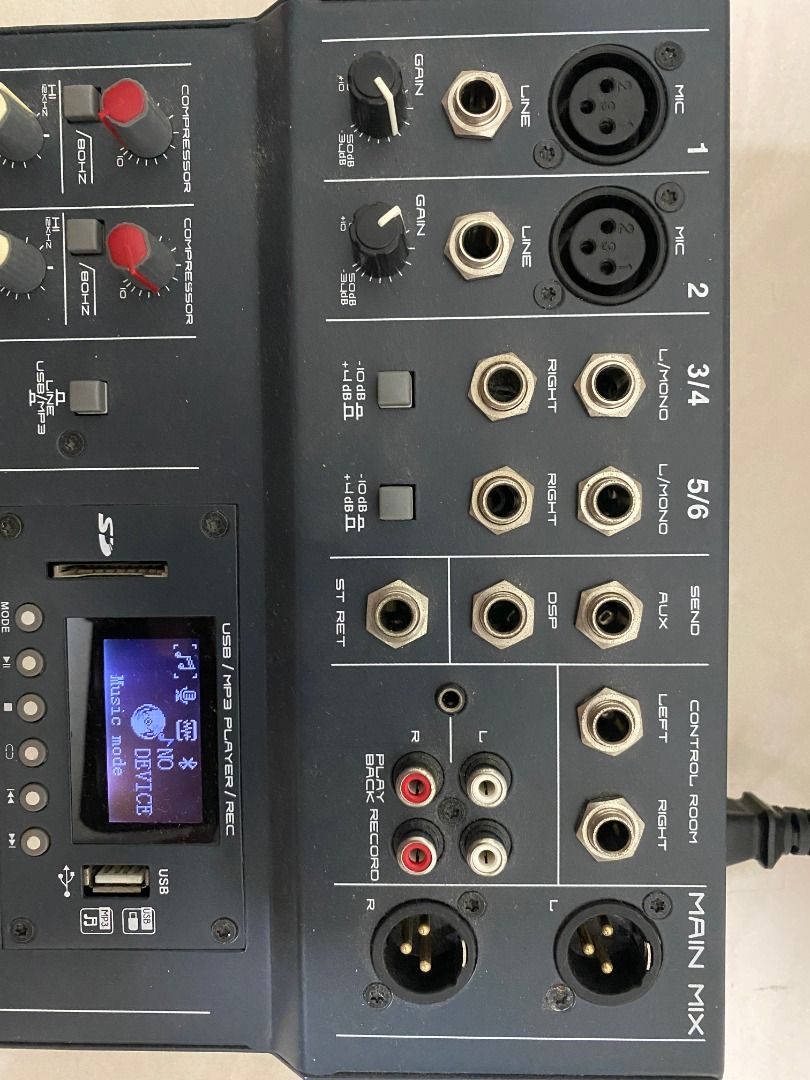 STUDIOMASTER CLUB XS6 混音器 MIXER 數位迴音 USB 音效處理器, 耳機及錄音音訊設備, 音樂播放裝置 MP3及 ...