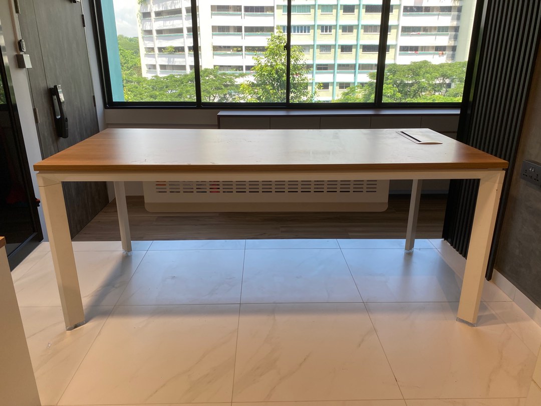 Study Desk & Sideboard Set, Furniture & Home Living, Furniture, Tables ...