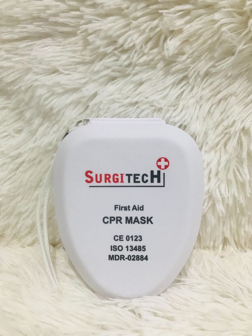 SURGITECH FIRST AID CPR MASK, Health & Nutrition, Face Masks & Face ...