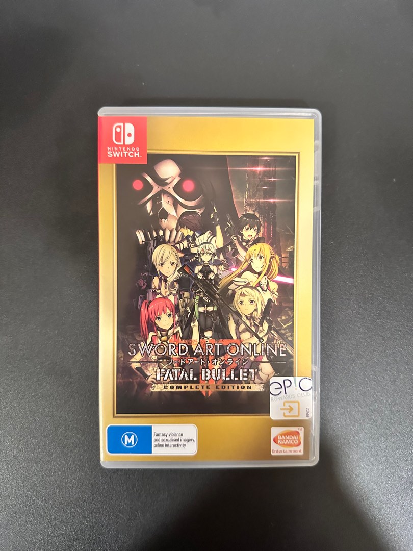 Sword Art Online Fatal Bullet Nintendo Switch game, Video Gaming, Video ...