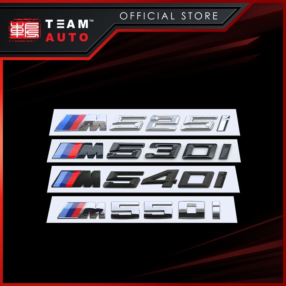 TAP12146 BMW Car Decals M520D, Car Accessories, Accessories on Carousell