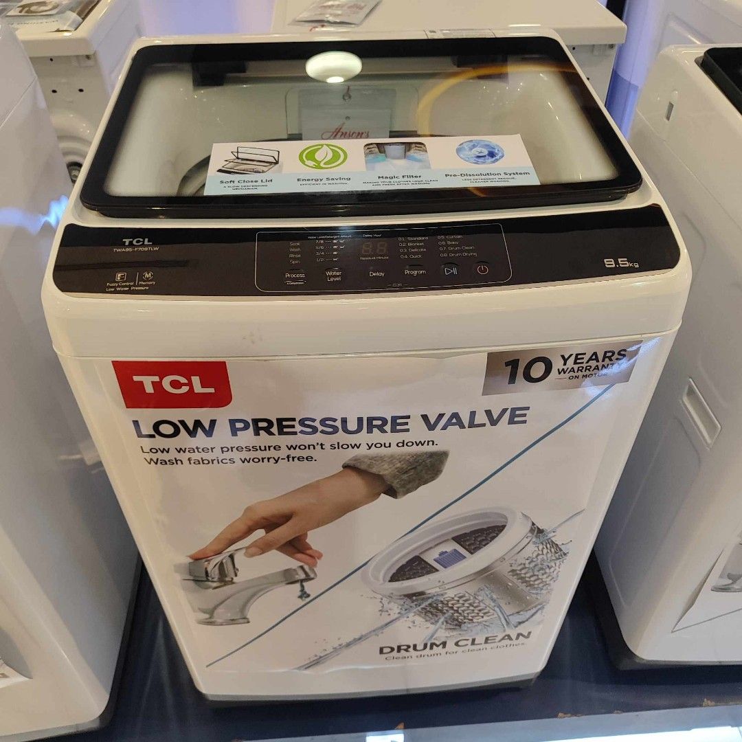 TCL TOPLOAD WASHING MACHINE NEW MODEL INVERTER & NON INVERTER, TV ...