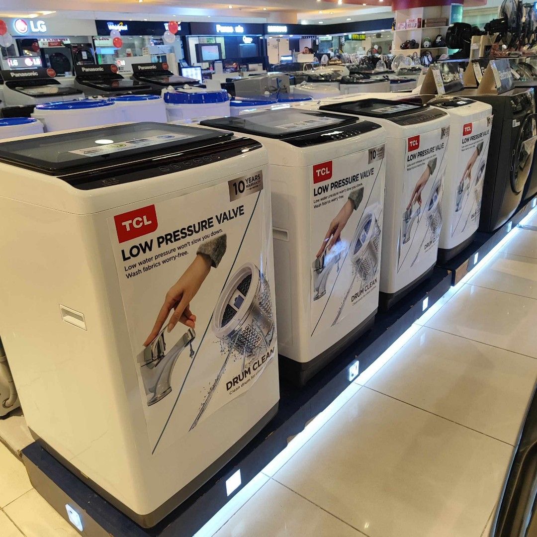 TCL TOPLOAD WASHING MACHINE NEW MODEL INVERTER & NON INVERTER, TV ...