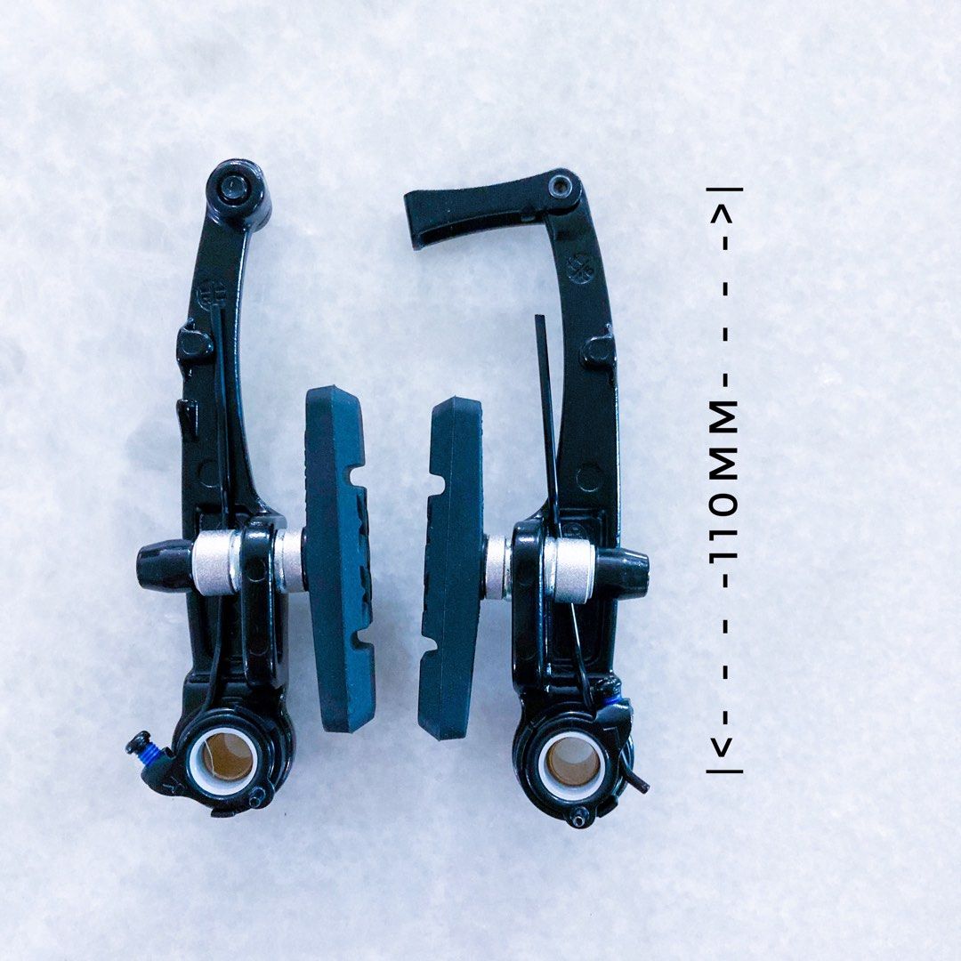 Tektro USA V-Brake 110mm (1 set) + Brake Noodles, Sports Equipment ...