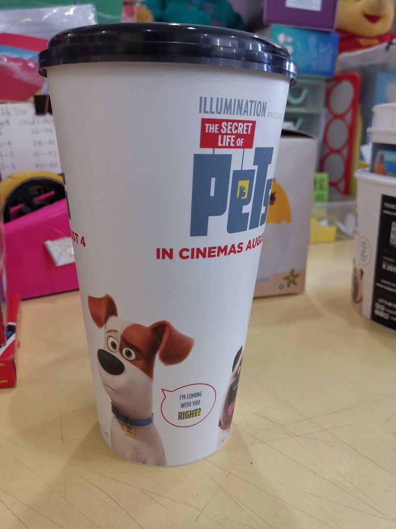 THE SECRET LIFE OF PETS Movie Merchandise Collection Cinema Cup ...