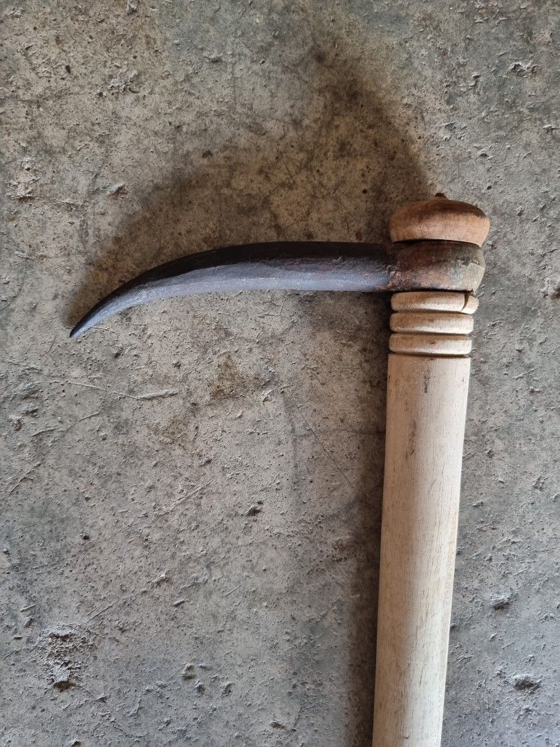 Tongkat Gembala Gajah pisau knife besi elephant goad kapak axe kayu ...