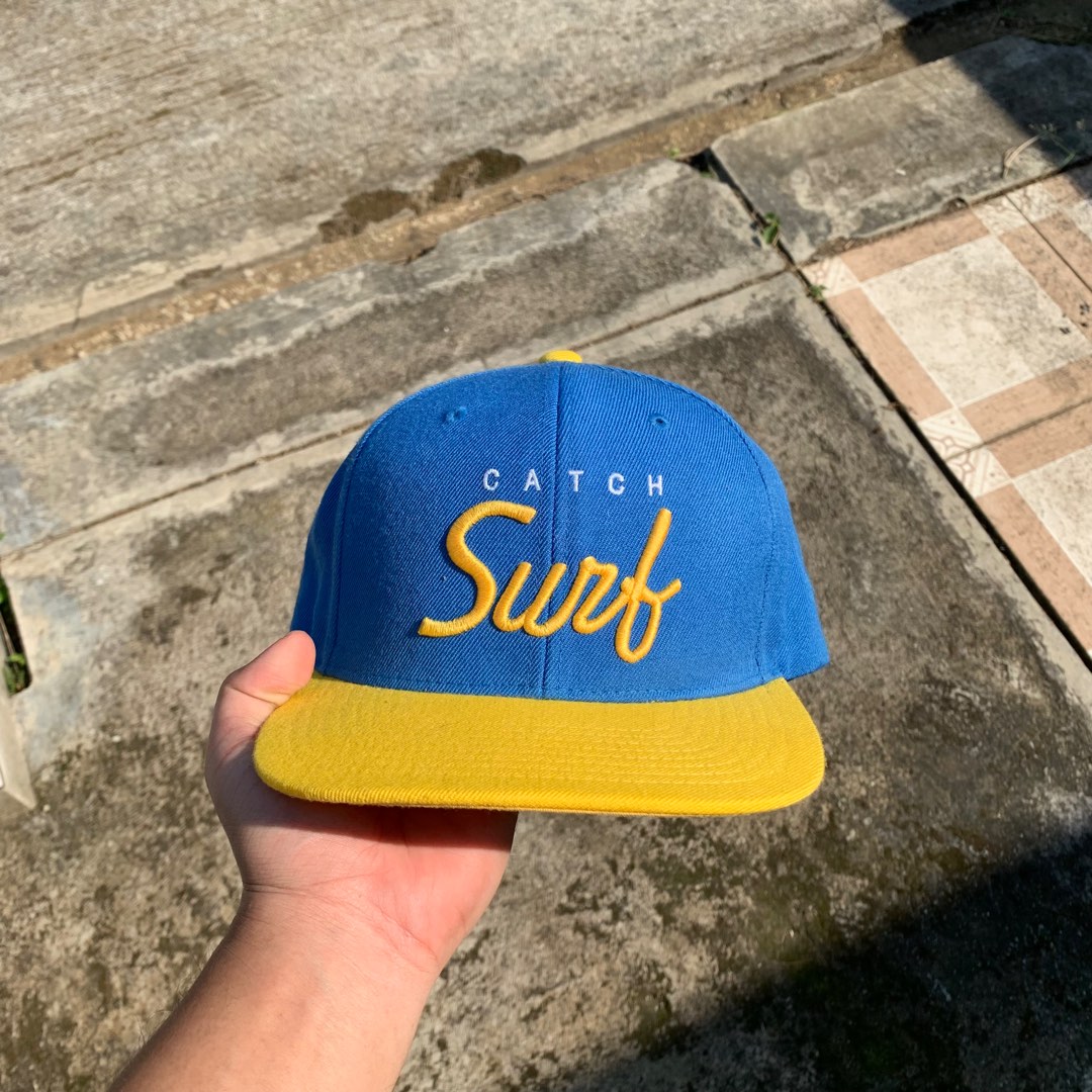 Topi Snapback Catch Surf Script Logo By The Classic Yupoong on Carousell