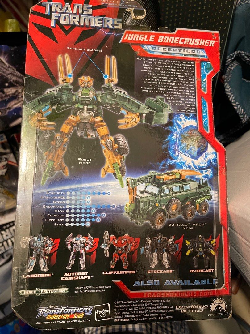 Transformer Jungle Bonecrusher, Hobbies & Toys, Toys & Games on Carousell