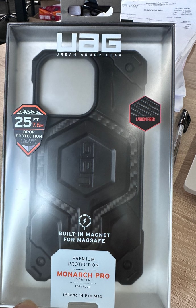 UAG Pro Monarch Pro Magsafe Carbon Fiber for ip14 promax on Carousell